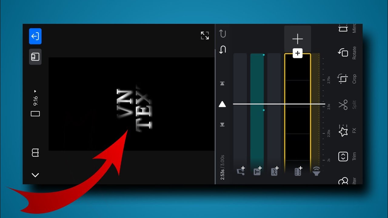 Cinematic Text Reveal In Vn Video Editor | Vn Tutorial #vnvideoeditor - YouTube