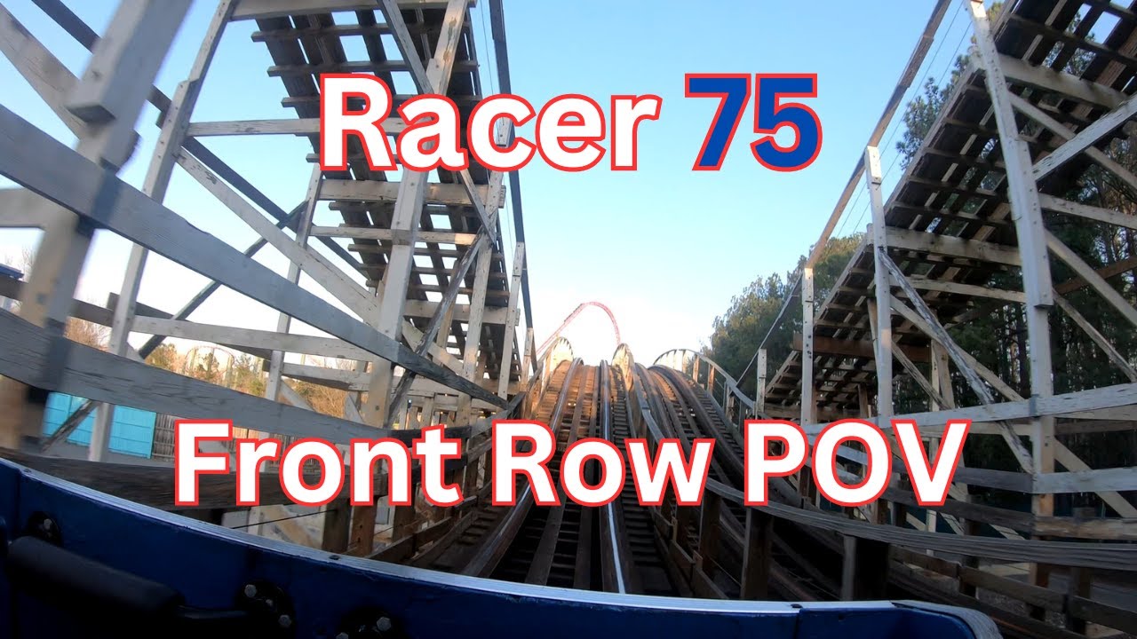 Racer 75 Front Row POV At Kings Dominion - YouTube
