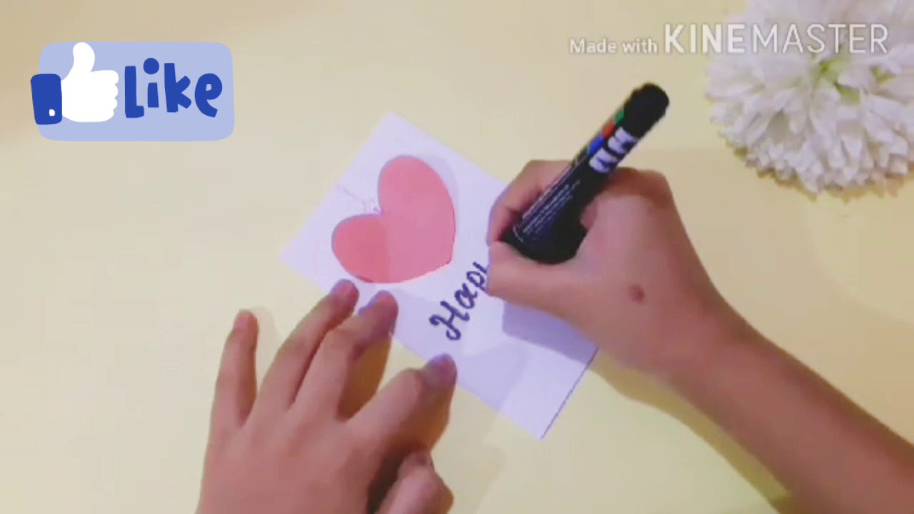 How to make easy card / paper craft/ Craft with Maisha - YouTube