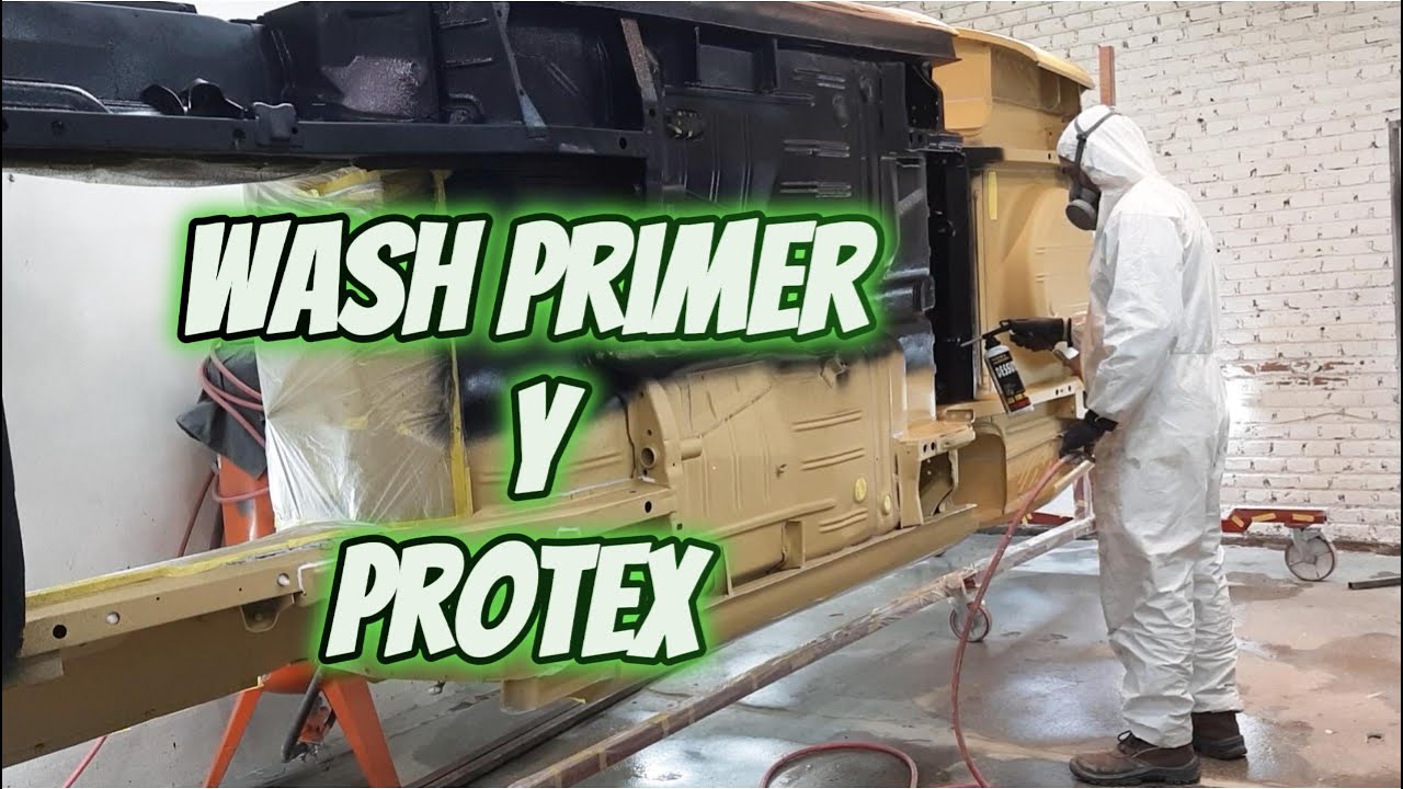 PINTAMOS CON WASH PRIMER Y PROTEX LA GTX - YouTube