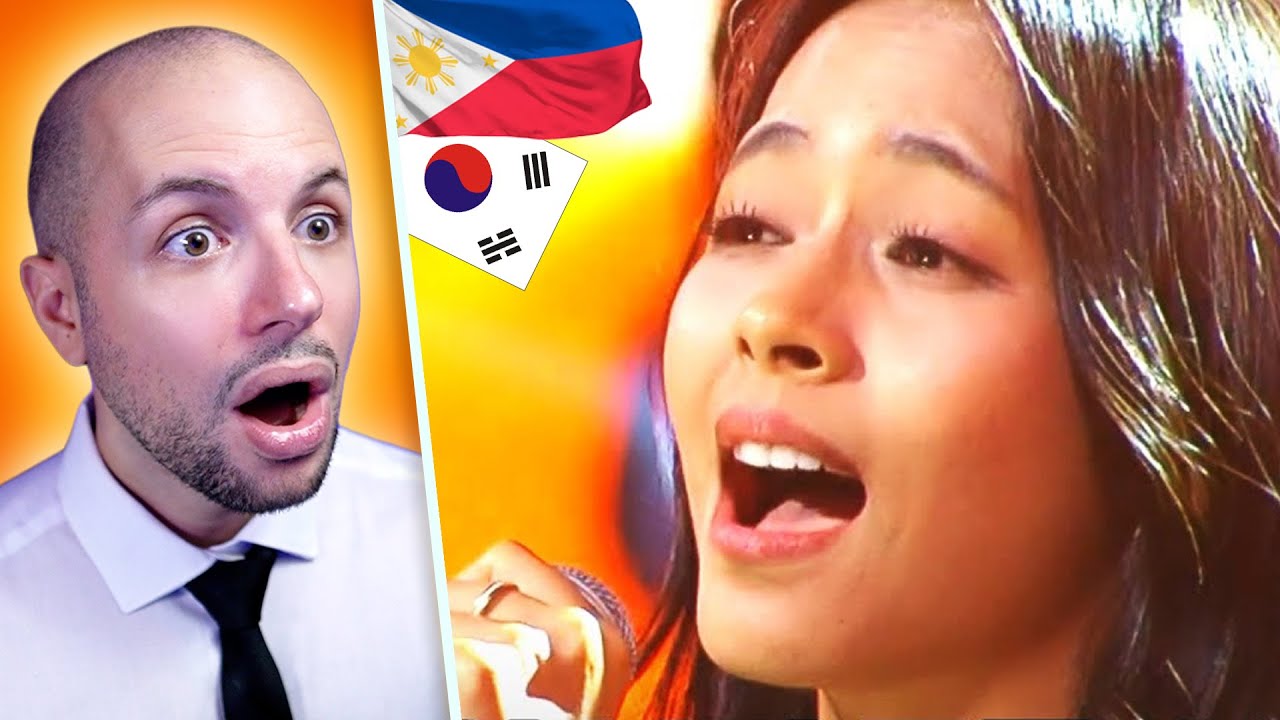 Filipina Gwyn Dorado sings in Korean and makes best Korean singer CRY ...