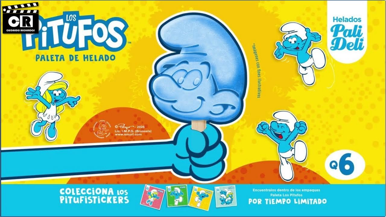 Nueva Colección Los Pitufos Helados Palideli 2025 - YouTube