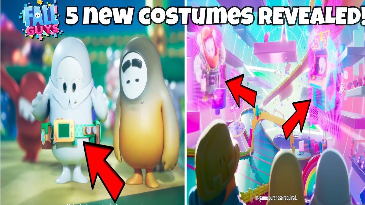 *NEW* Fall Guys Season 4 - 5 New Costumes REVEALED! - YouTube