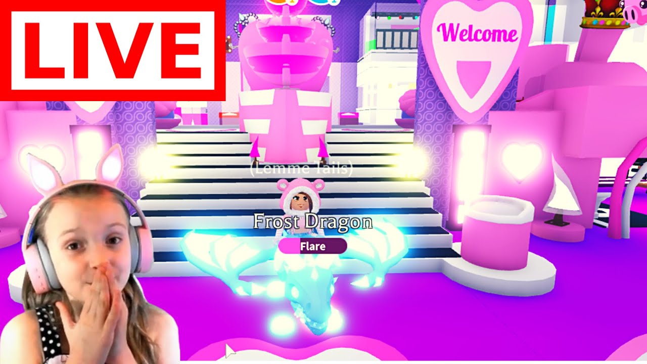ADOPT ME LIVE - Lemme and Liv Play Roblox Adopt me - YouTube