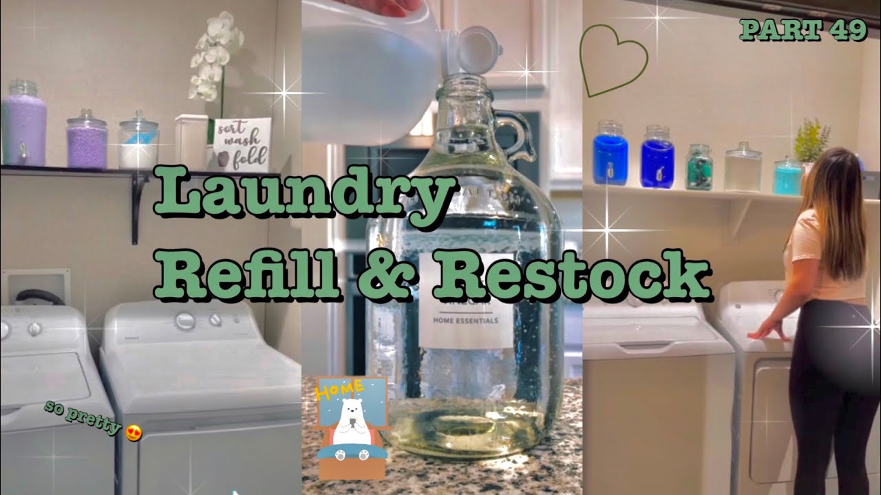 Laundry Refill & Restock ASMR (49) - YouTube