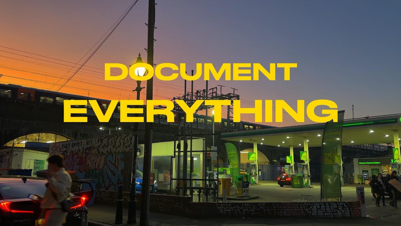 document everything - YouTube