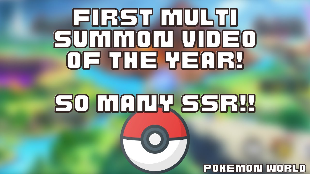 MEGA SSR SUMMON VIDEO! (Elf Trainers | Pokémon World) - YouTube