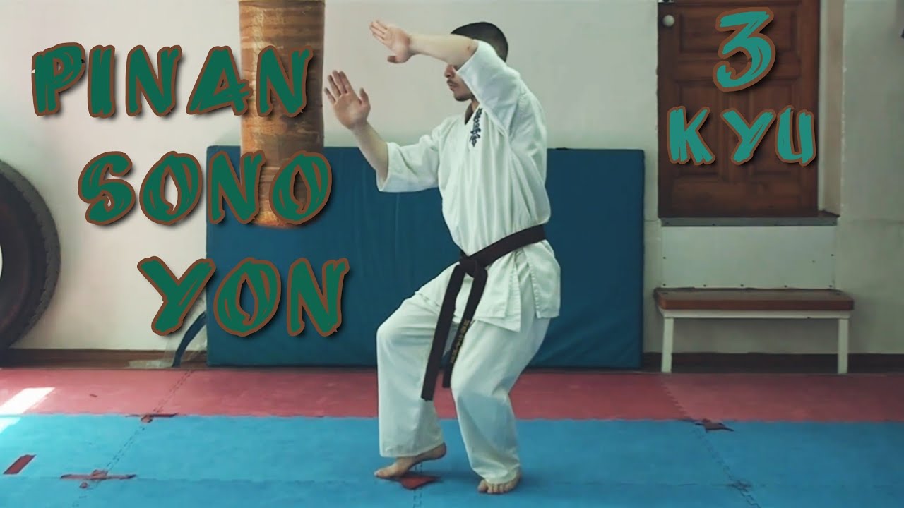 Pinan Sono Yon. 3 Kyu/Пинан соно ён. 3 кю. - YouTube