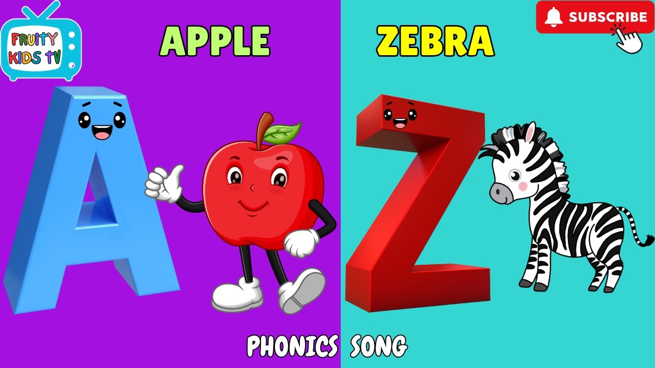 ABC song | Learn the Sounds with walking letters, Alphabet for Kids ...