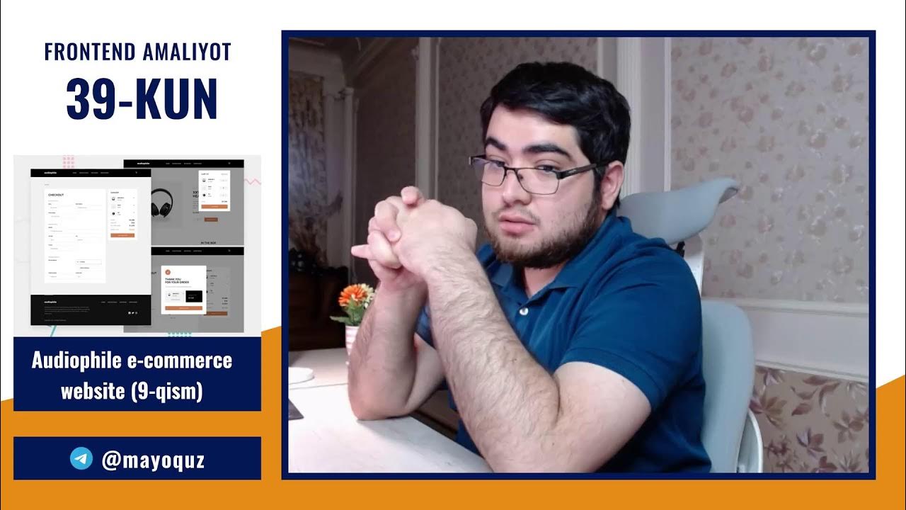 Frontend amaliyot 39-kun. FrontendMentor challenge #100daysofcode - YouTube