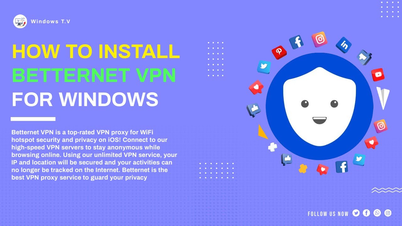 How to install Betternet VPN for Windows | Free VPN for Windows - YouTube