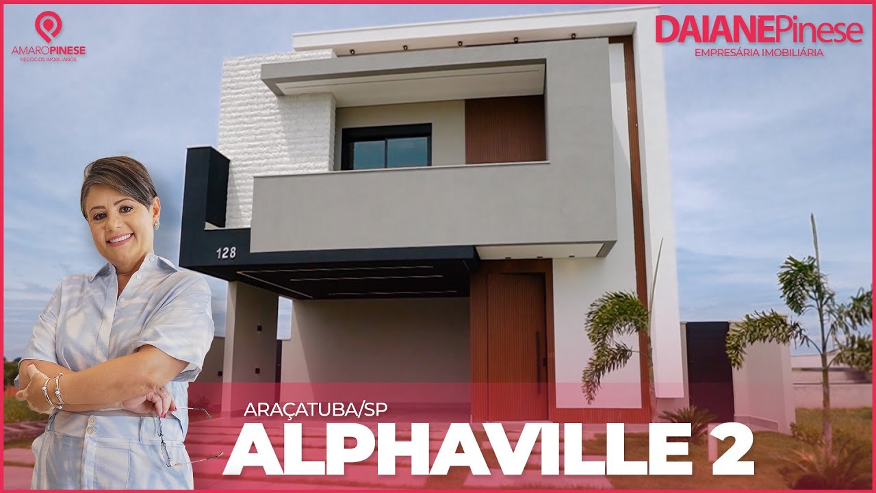 CASA ACONCHEGANTE À VENDA NO CONDOMÍNIO ALPHAVILLE 2 - DAIANE PINESE ...