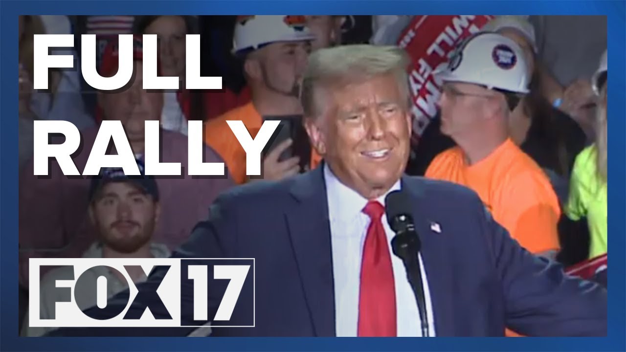 Donald Trump holds final 2024 campaign rally in Grand Rapids - YouTube