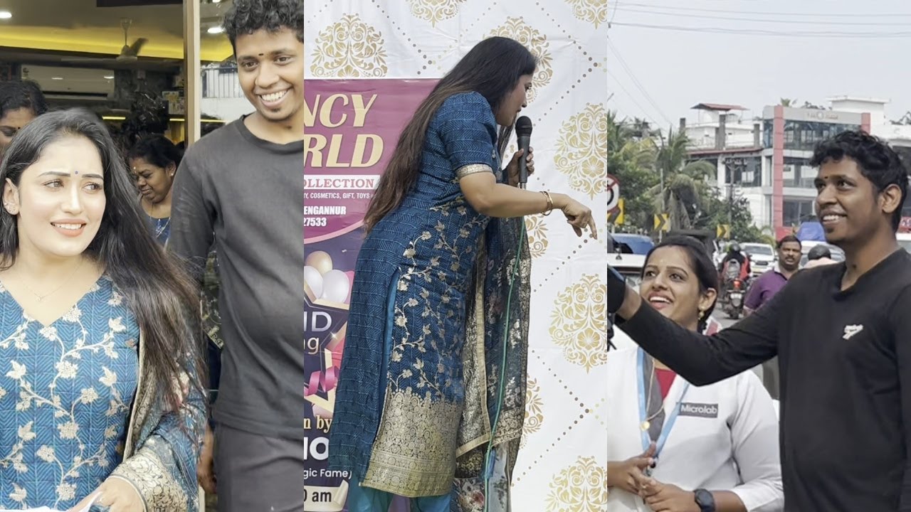 ഇവിടെയുമെത്തി സൈക്കിൾ ചവിട്ടി അനുമോളുടെ ആ ആരാധകൻ| anumol ...