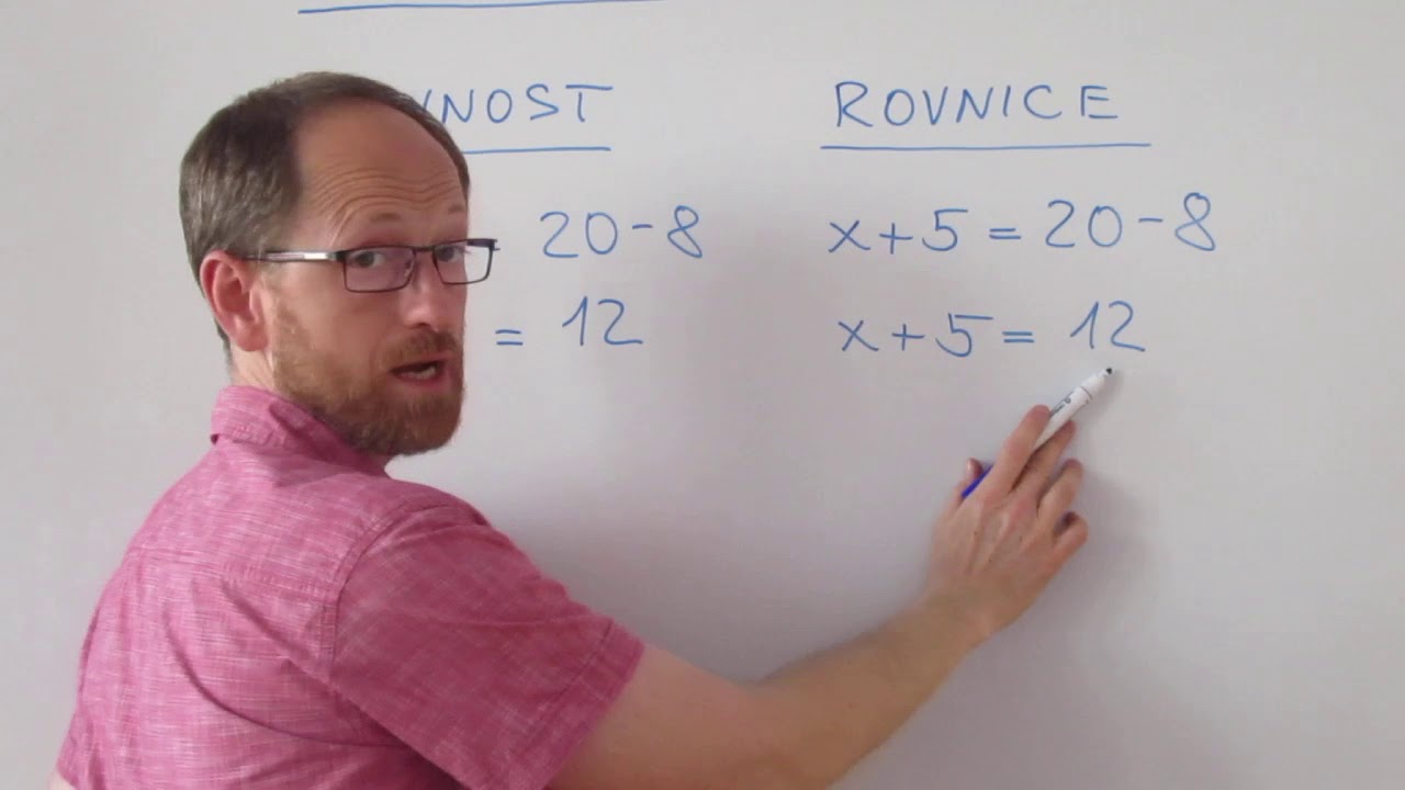 jednoduché rovnice 2 - YouTube