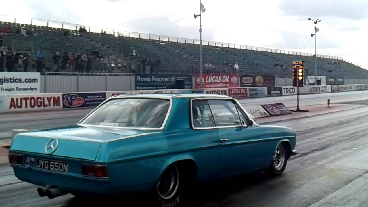 redneck racing mercedes drag car - YouTube