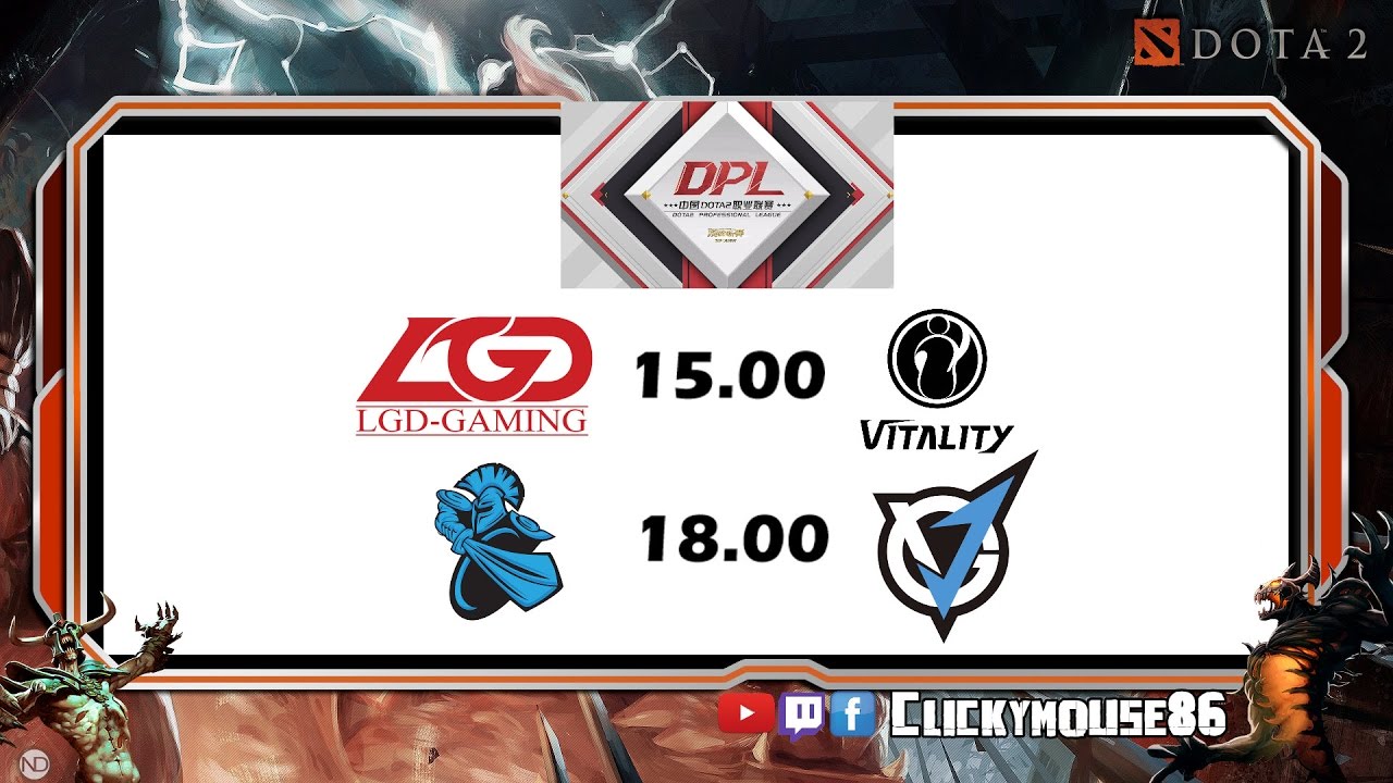 LGD vs IG.V , NewBee vs VG.J [Dota2 Professional League Season 3] THAI CASTER - YouTube