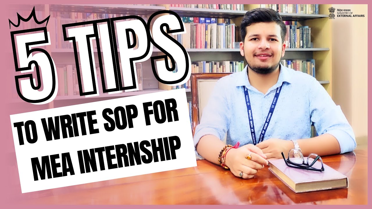 How to write SOP for MEA Internship Programme 2024 - By Dikshant Sharma ...