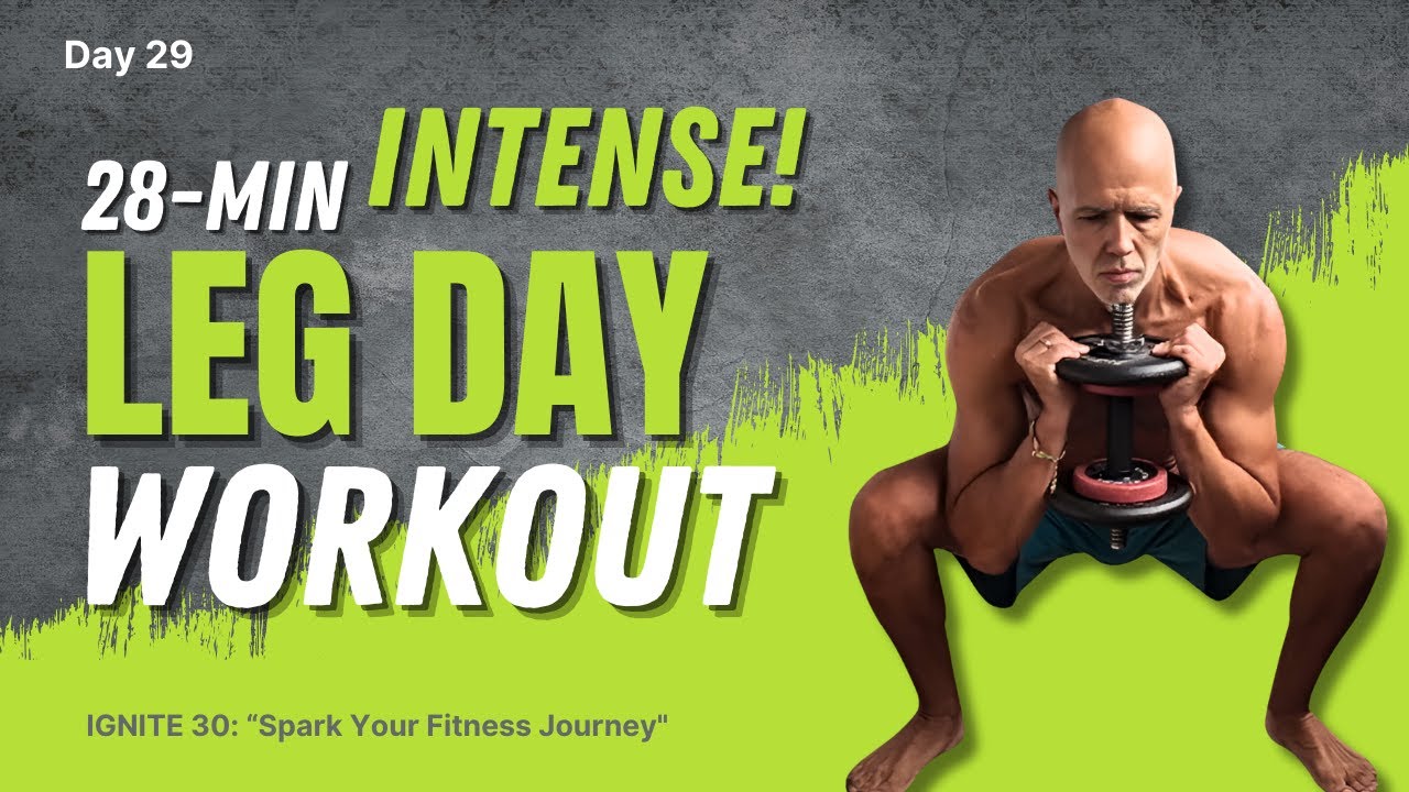 Day 29: Legs on Fire - 21 Exercises in 28 Minutes for Explosive ...