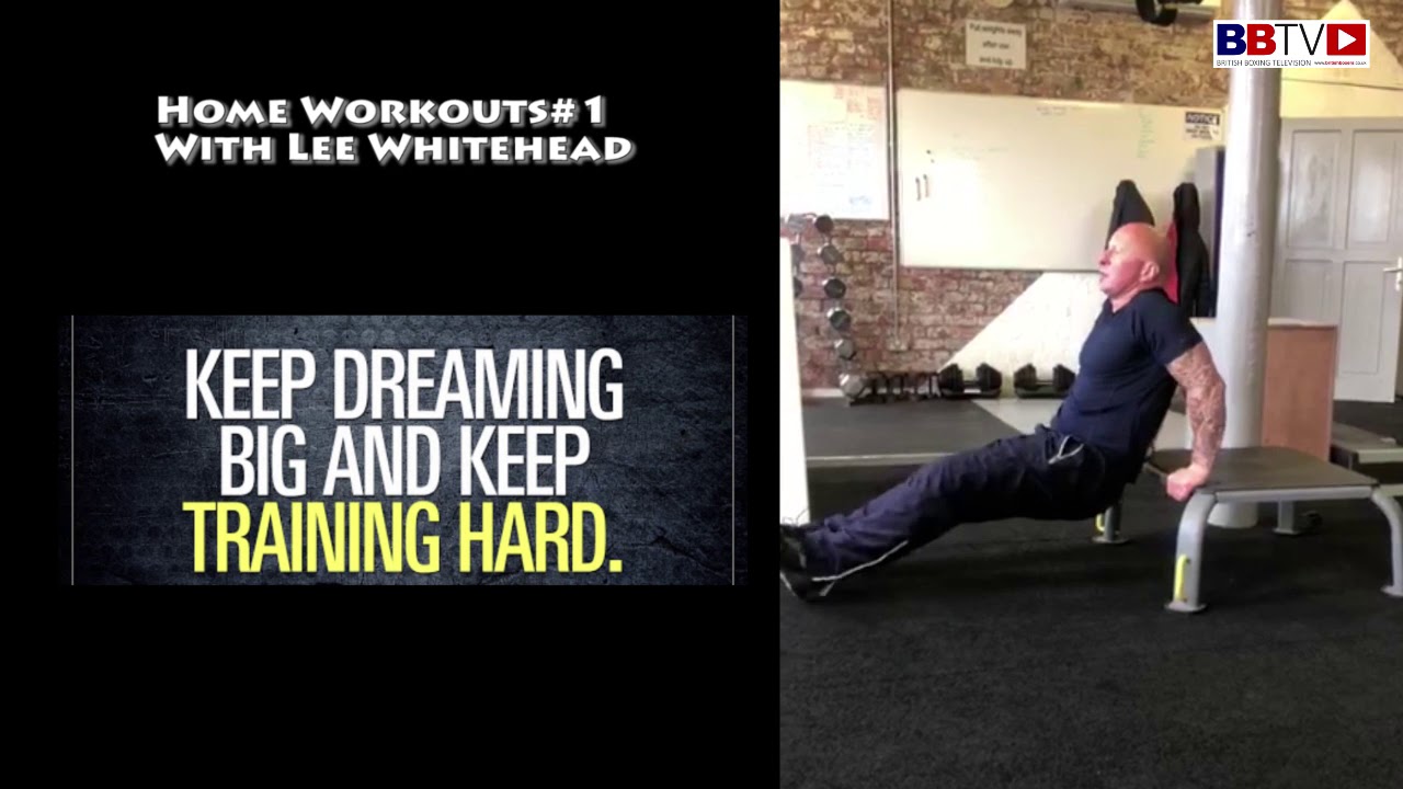 HOME WORKOUTS: LEE WHITEHEAD SHOWS US SOME EXCERCISES TO TRY AT HOME TO ...
