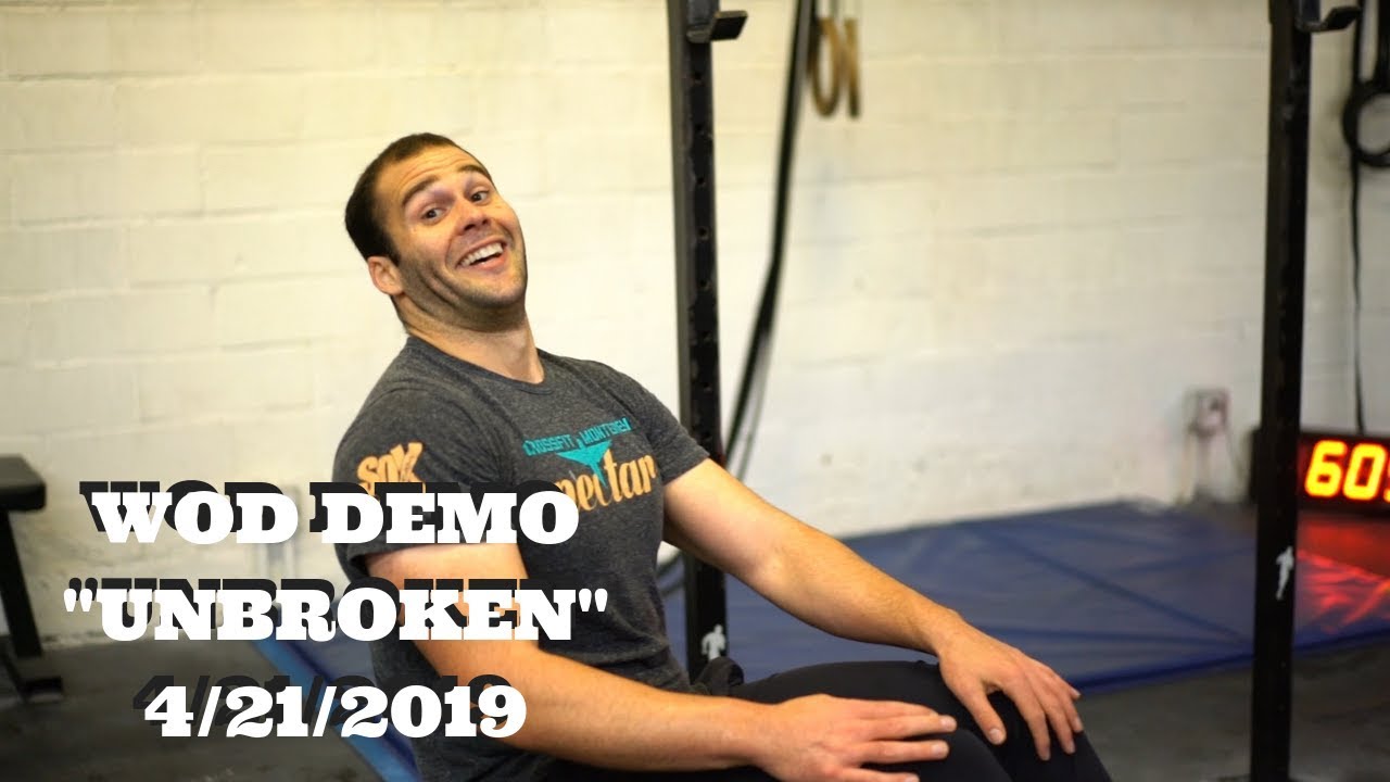 Wod Demo - Unbroken Back Squat Challenge (Paradiso CrossFit) - YouTube