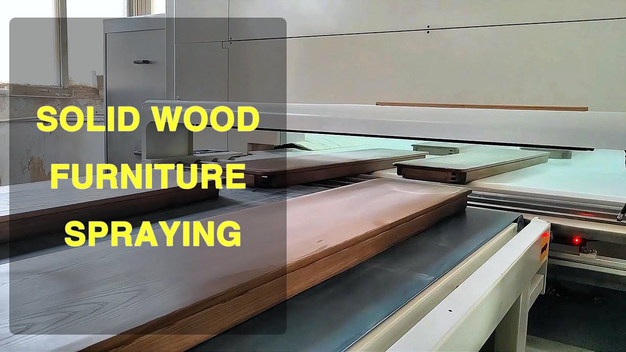 High-Performance Reciprocating Spray Machine for Wood Finishing #spray ...