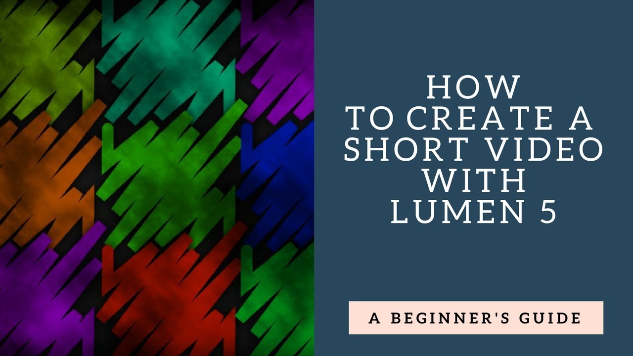 How To Create Short Videos With Lumen 5 - YouTube