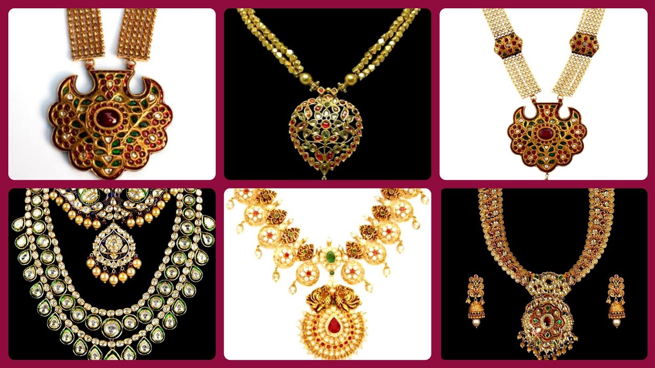Rani Haar Gold Necklace Design/Rajasthani Haar Gold Necklace/BeautiFul ...
