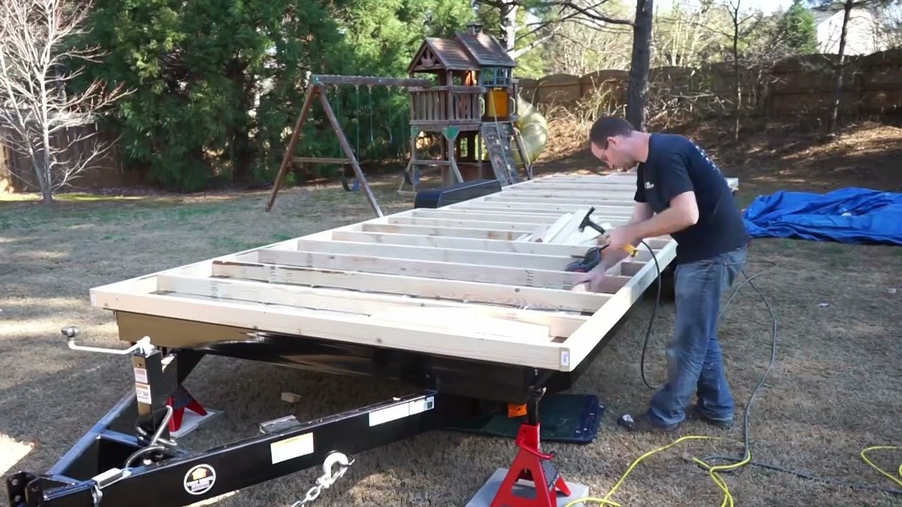 How to Attach a Tiny House to a Trailer - Tiny Home Builders - YouTube