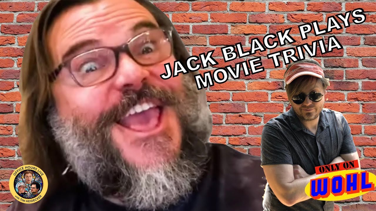 Jack Black Plays Movie Trivia on WOHL (aka Office Hours Live) - YouTube