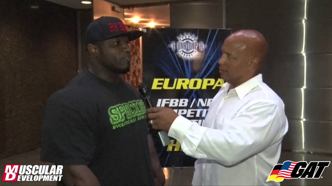 Akim Williams Pre-show Interview | IFBB Dallas Europa 2015 - YouTube