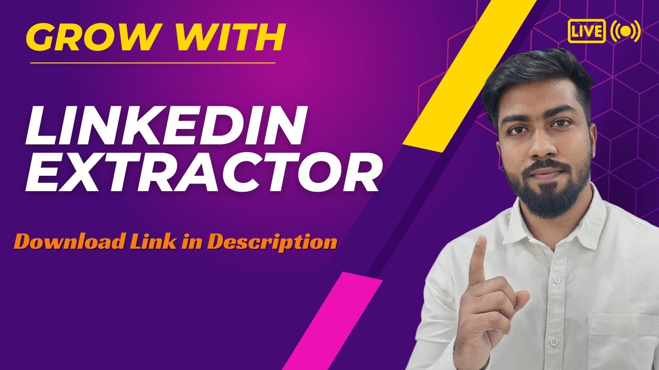 How to extract data from LinkedIn | LinkedIn Data Scrapper 2024 ...