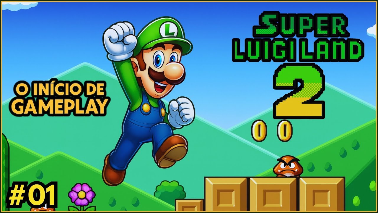 Luigi estreia sua nova aventura em Super Luigi Land 2! 💚🍄 - YouTube