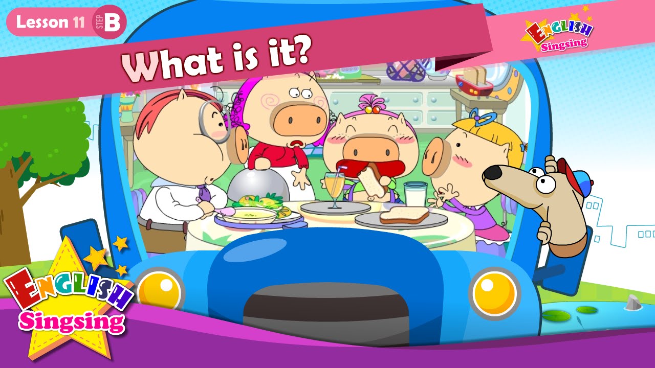 Lesson 11_(B)What is it? - Cartoon Story - English Education - Easy ...