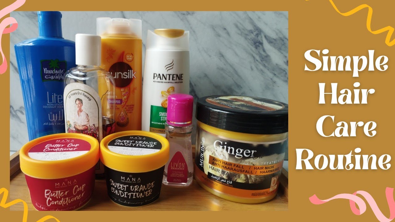 Simple Hair Care Routine| Weekly Hair Care Routine| Hair Care Tips ...