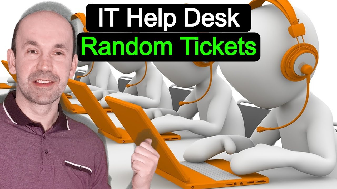 Random IT Help Desk Tickets, office login, mac book outlook issue ...