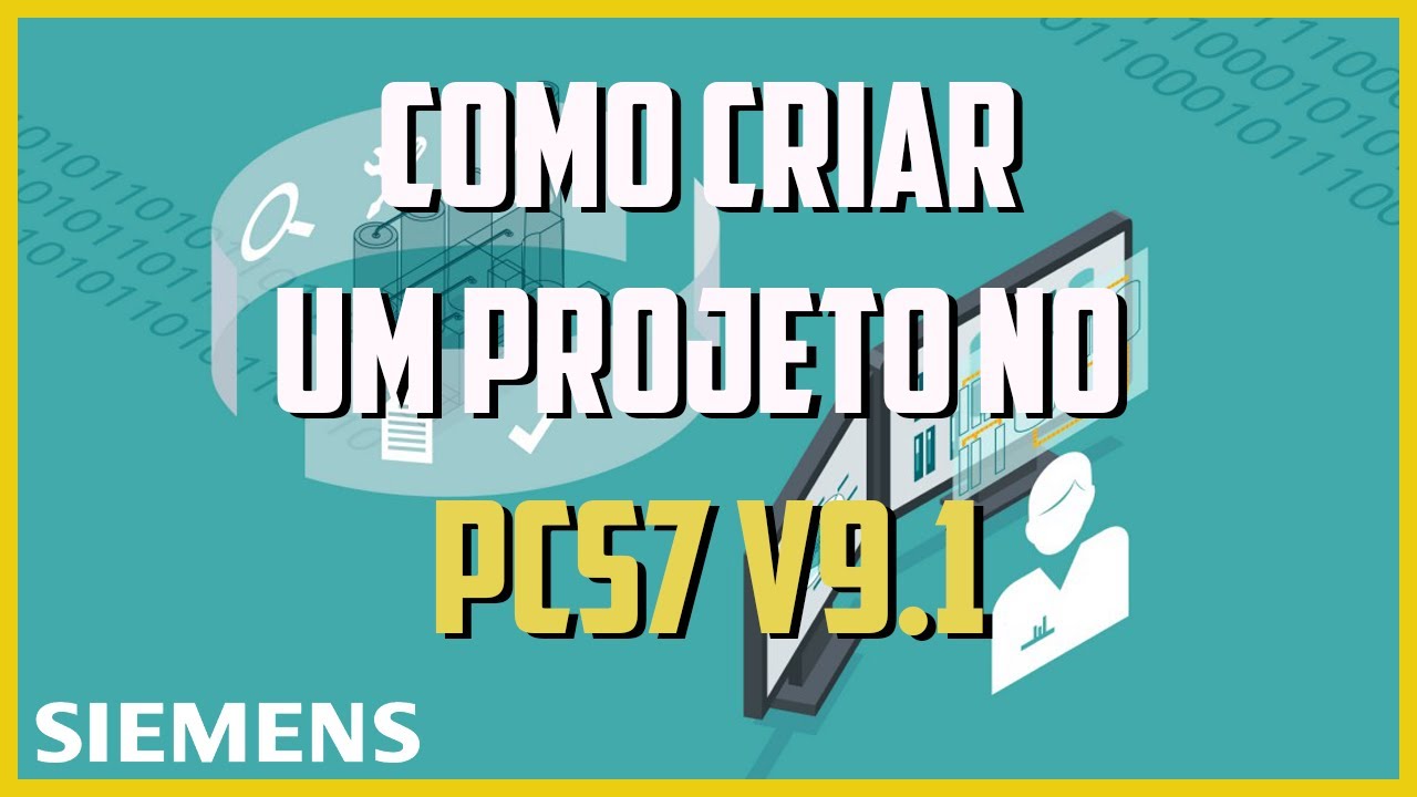 COMO CRIAR UM PROJETO NO PCS7 V9 EM PORTUGUÊS - YouTube