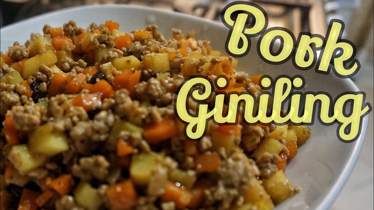 Giniling na Baboy/Pork Giniling (Vlog 13) | Nielle Mercado - YouTube