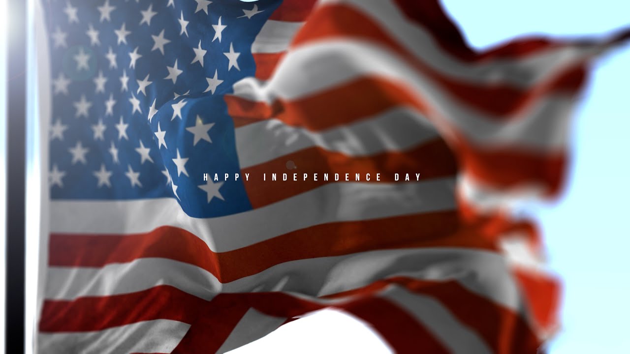 American Flag | Wind Ambience | Flag Sounds | Independence Day - YouTube