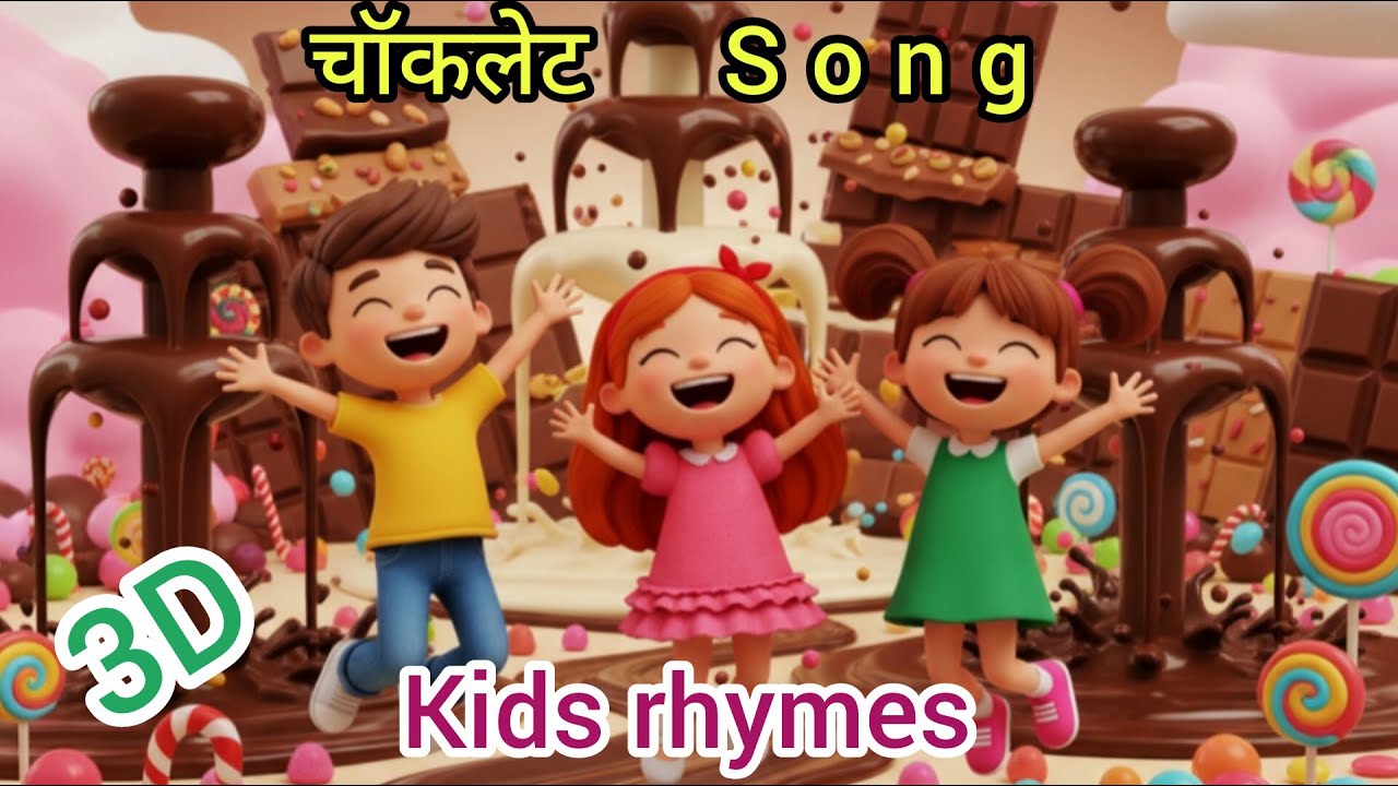 “Chocolate Chocolate – Kids Funny Song 🍫🎶” |choclate Hindi kids rhymes ...