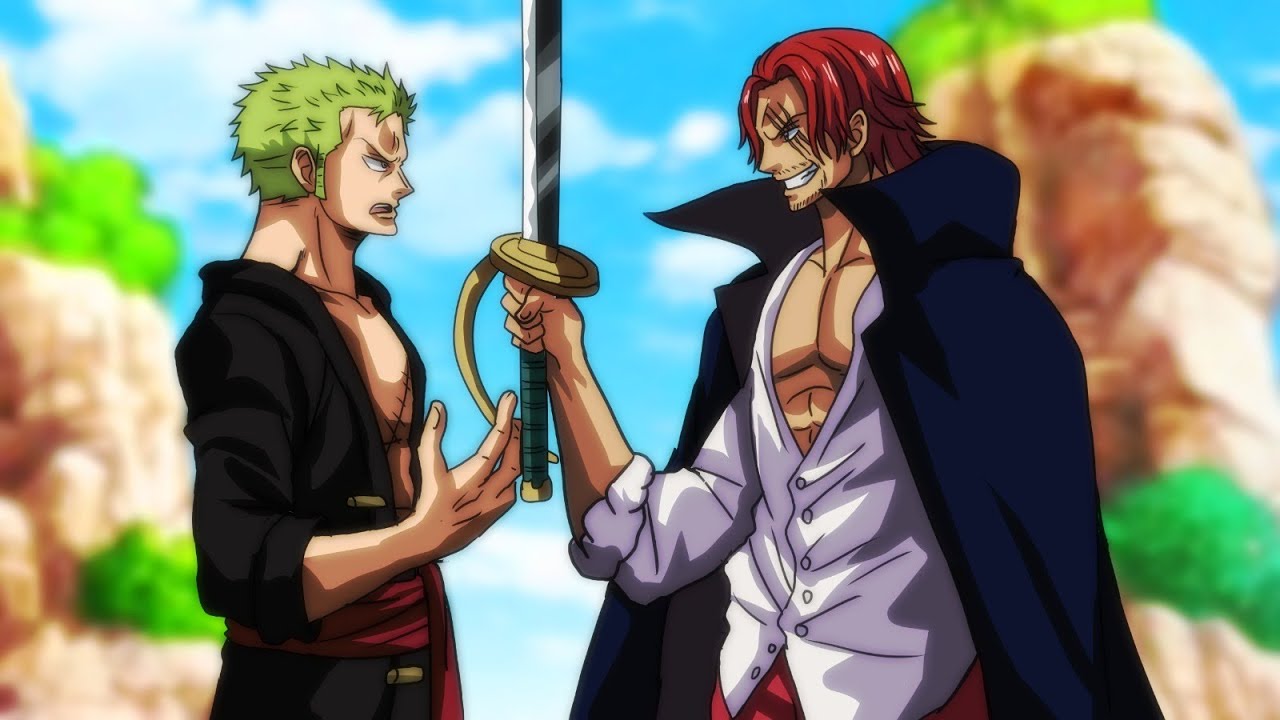 Zoro Receives the Legendary Gryphon Sword from Shanks and Impresses ...
