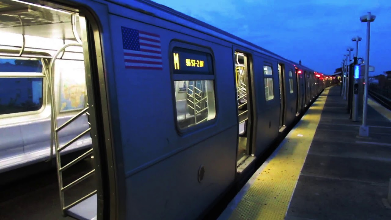 R160 (M) Train at Norwood Avenue - YouTube