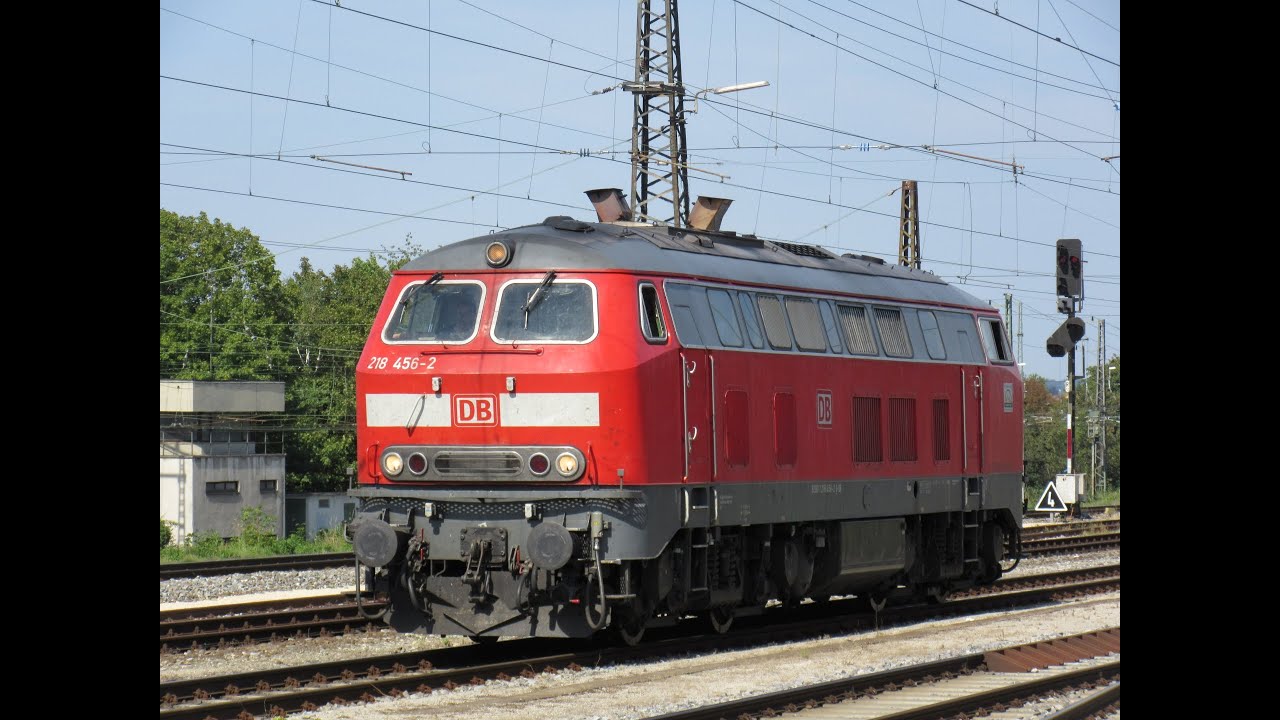 Soundportrait der Ulmer 218 456 (MTU 16V 4000 R41) - YouTube