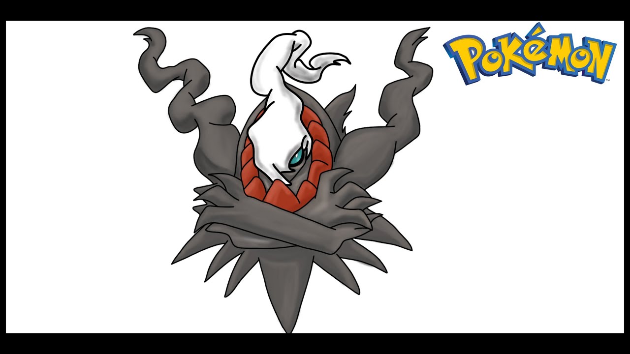 How To Draw Daerkrai Pokemon - YouTube