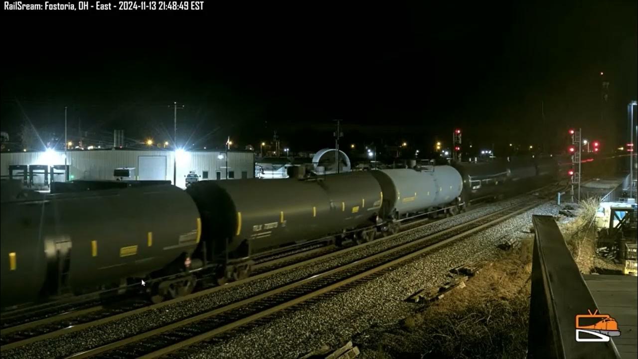 EAST VIEW #11/13/24 Of A CSX WB Train Crude Oil Mixedfreight Leading With CSX Double 2 CSXs 5391 ...