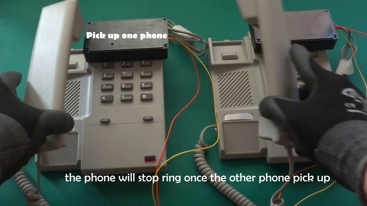 Home-made Intercom Phone - YouTube