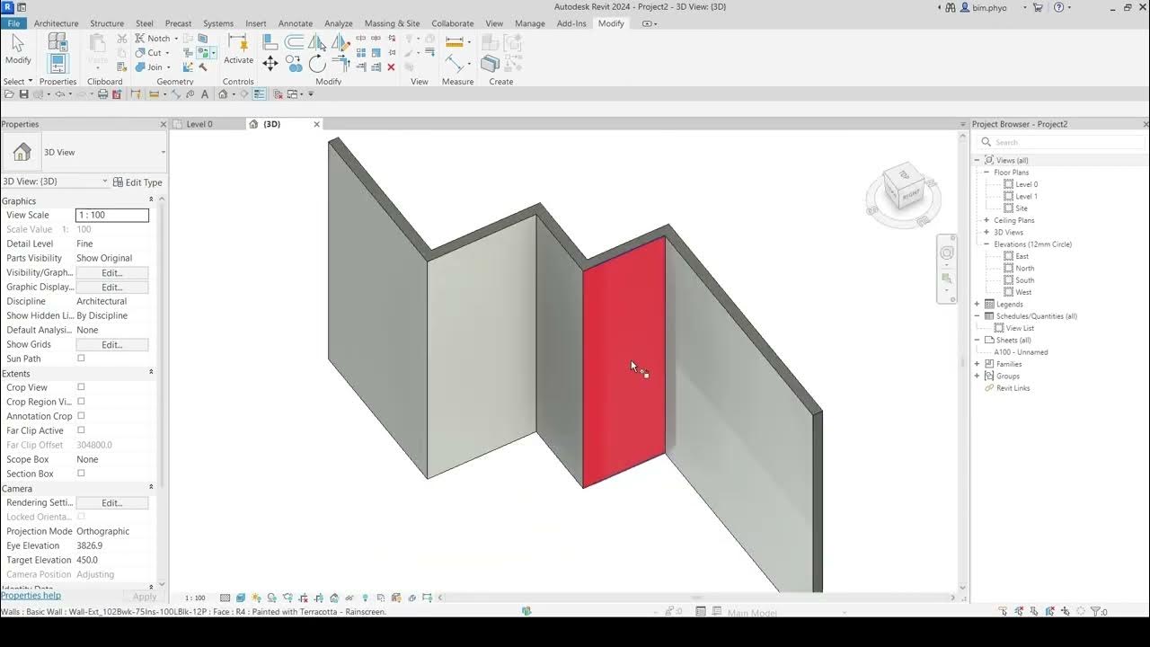 How To Paint Hard Reach Ceiling Corners In Revit 2023 | Shelly Lighting