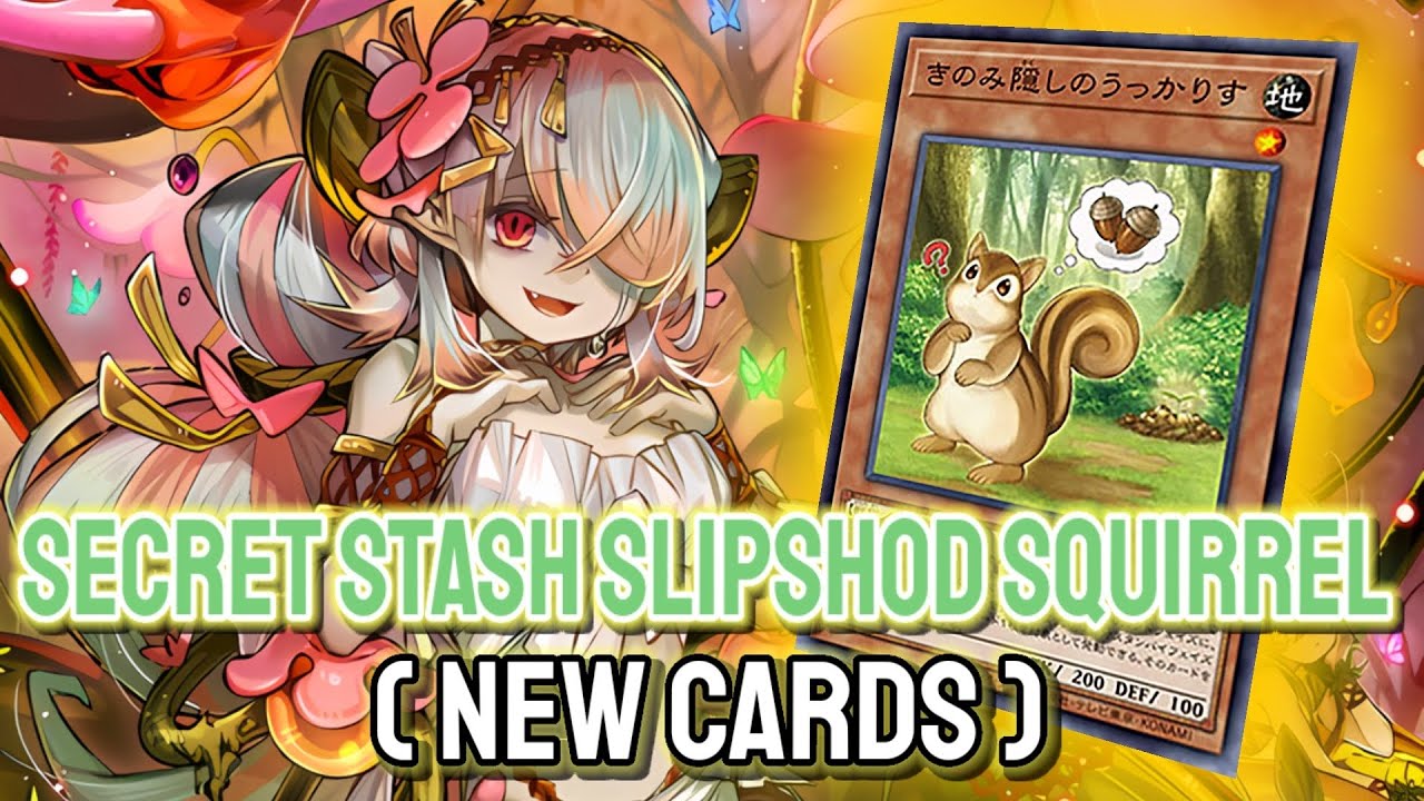 New Support Spell/Trap Card!! 👍 YGOPRO - Secret Stash Slipshod Squirrel ...