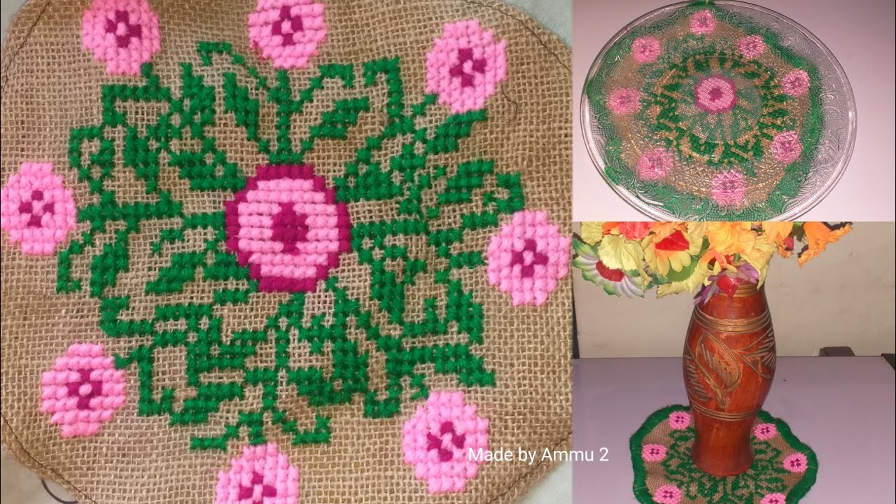 পাটের বস্তা দিয়ে চমৎকার পাপোশ/how to make burlap sack rugs/ason selai ...