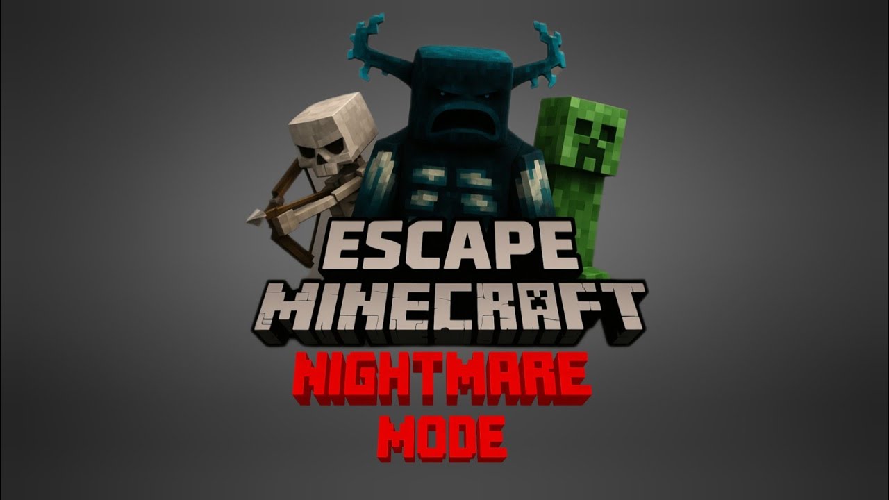Escape Minecraft Nightmare Mode Trailer - YouTube